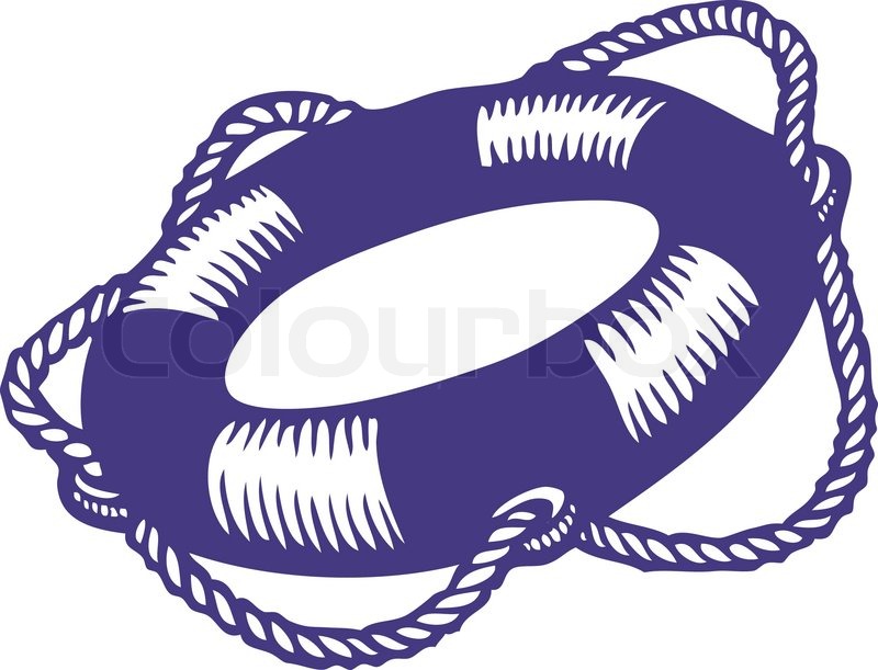Sketch Rettungsring | Stock-Vektor | Colourbox