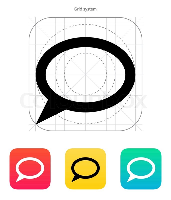 Bubble- Symbol Vektor-Illustration | Stock-Vektor | Colourbox