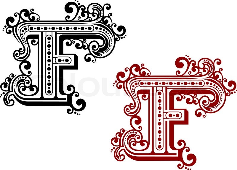 Decorative Letter F