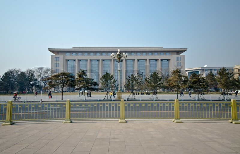 Great Hall of the People Chinese ... | Stock image | Colourbox