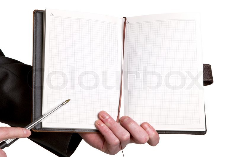 Geschäftsmann Hand hält einen Stift | Stock Bild | Colourbox