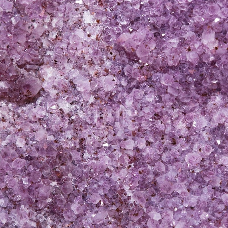 Amethyst a violet gem stone | Stock image | Colourbox