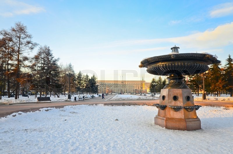 Irkutsk , Rusland Winter | Stock foto | Colourbox
