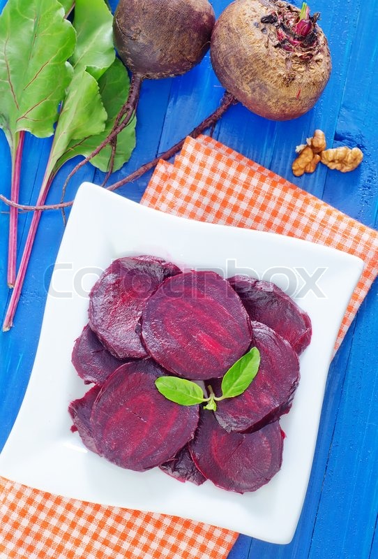 Beet on plate | Stock image | Colourbox