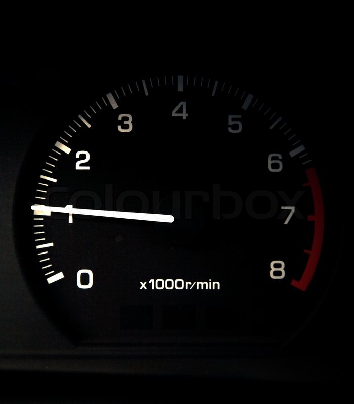 Kilometerstand eines Autos | Stock Bild | Colourbox