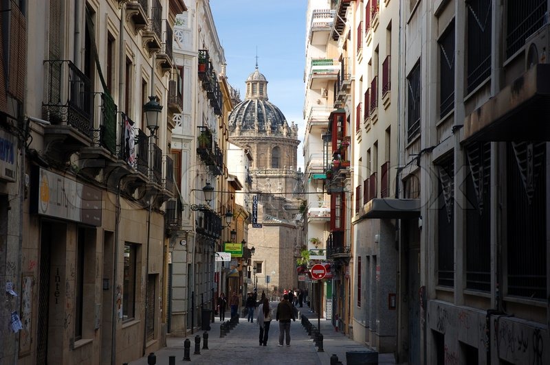 Street Scene in Granada, Spain | Stock image | Colourbox