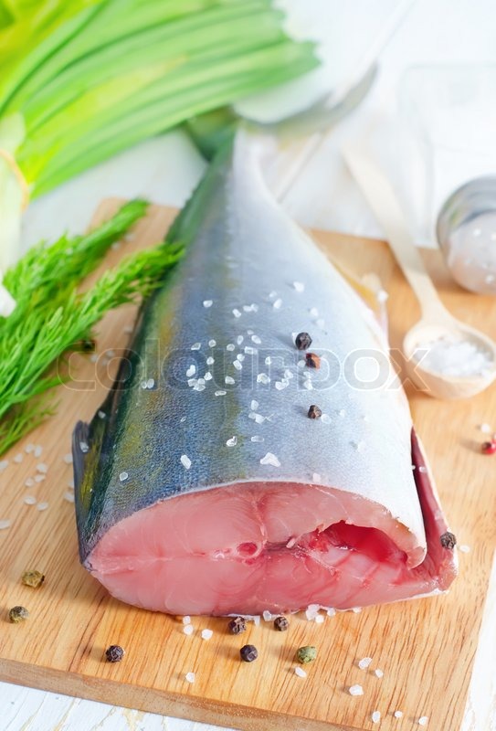 Raw Tuna Stock Image Colourbox