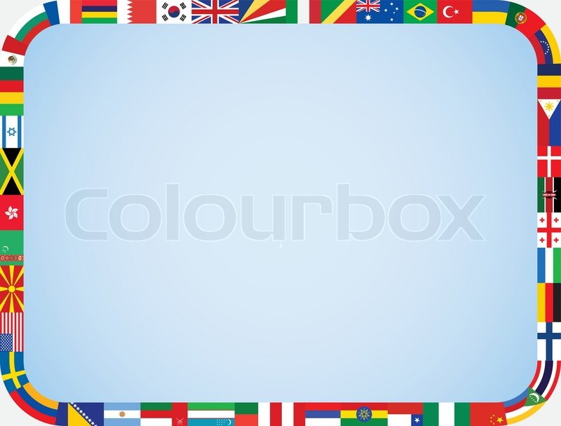 Flags Of The World Border Clipart