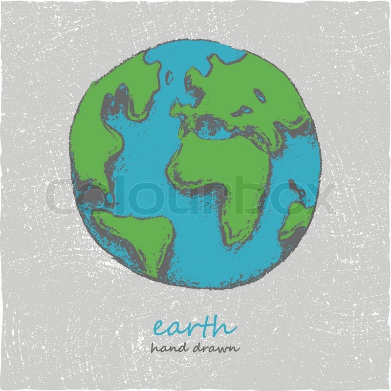 Earth Hand drawn Vector eps8 | Stock vector | Colourbox