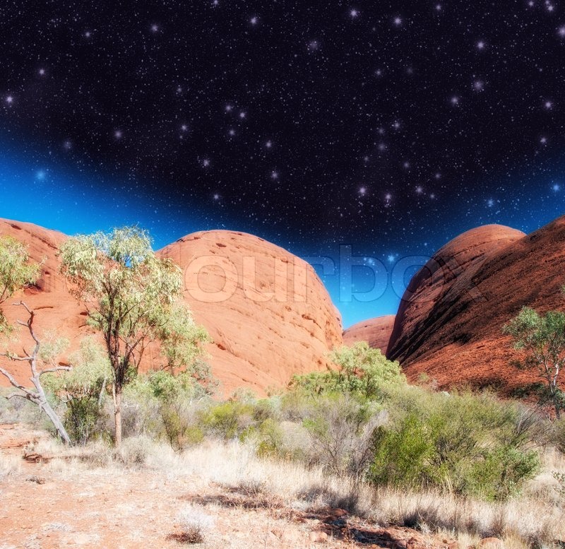 Beautiful rocks of Australian Outback ... | Stock image | Colourbox