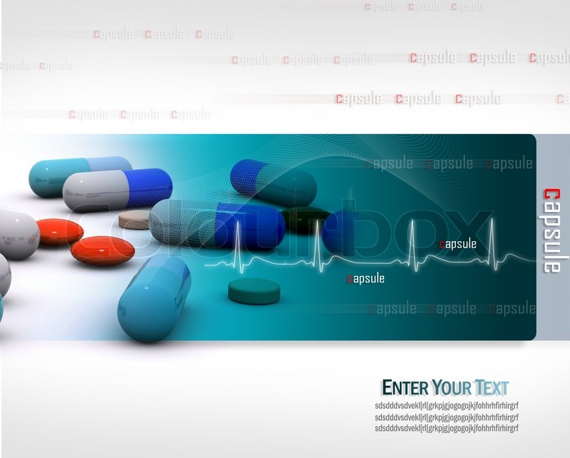 Capsule background | Stock image | Colourbox