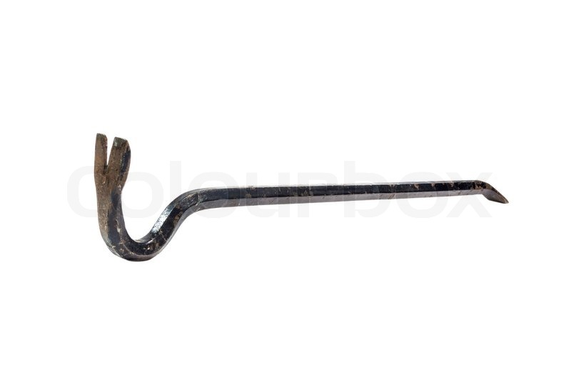 Used cow bar isolated on white ... | Stock image | Colourbox