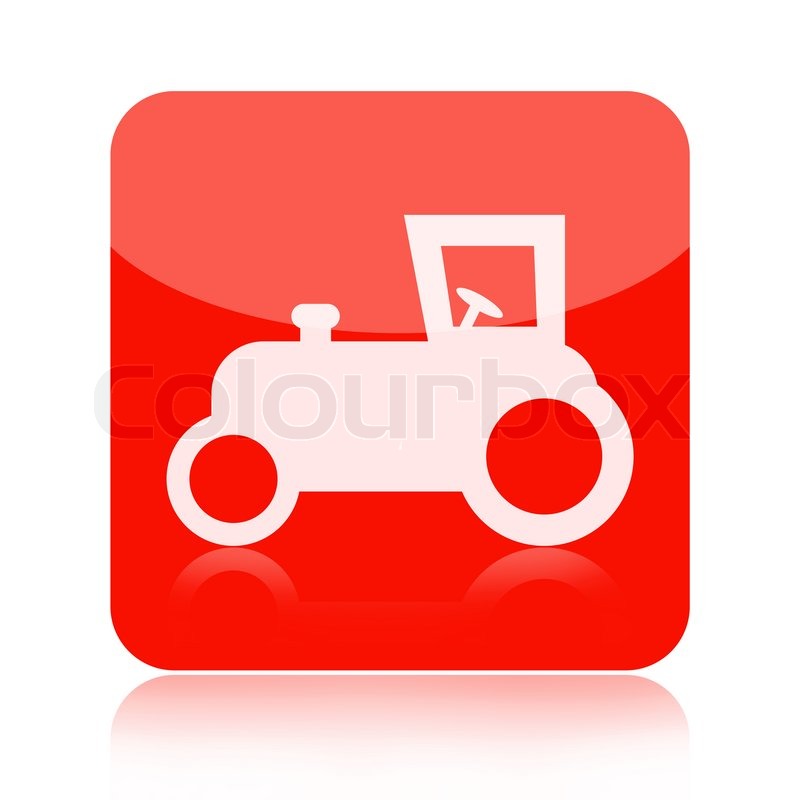 "Traktor-Symbol" | Stock Bild | Colourbox