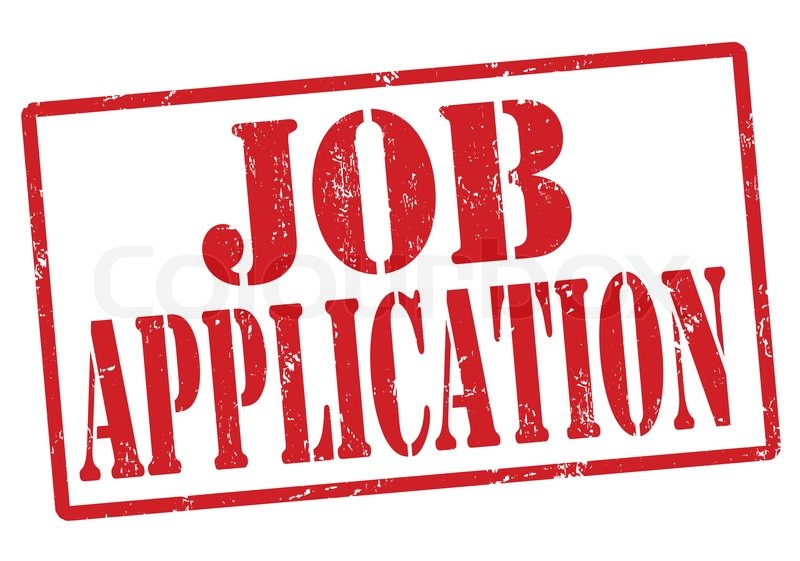 Job Application stamp | Stock vector | Colourbox