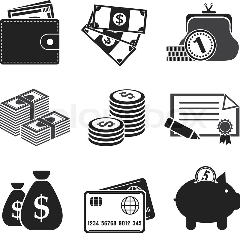 Geld | Vektorgrafik | Colourbox