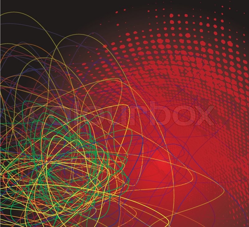 Abstract artistic Background forming ... | Stock-Vektor | Colourbox