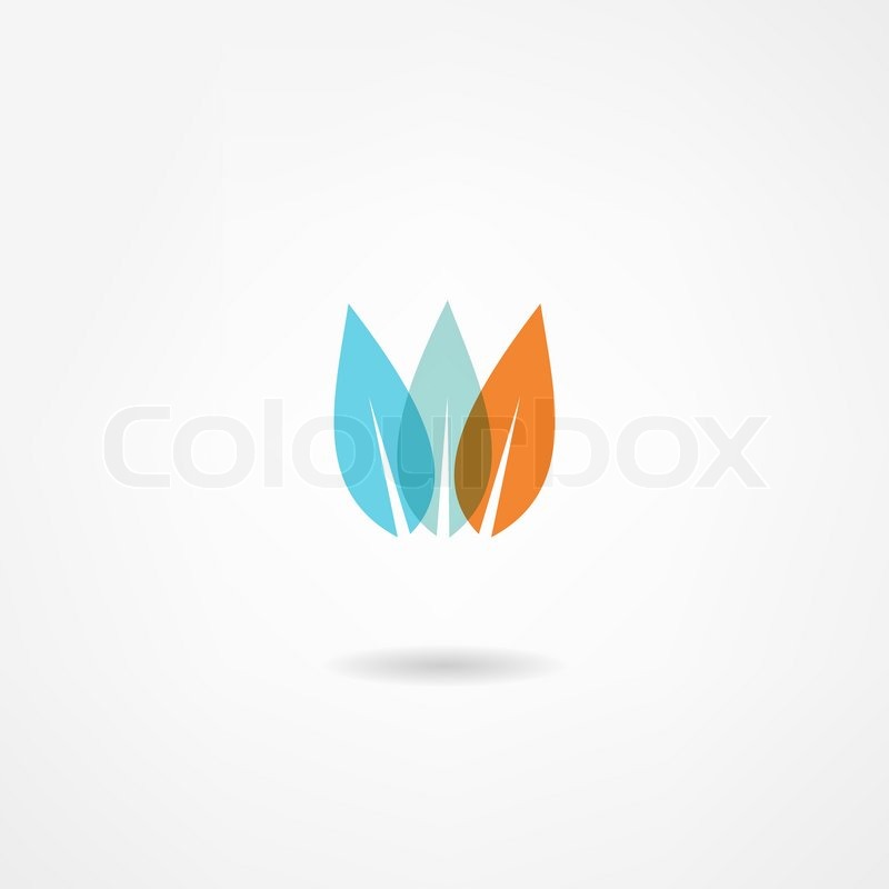 Blatt-Symbol | Stock-Vektor | Colourbox