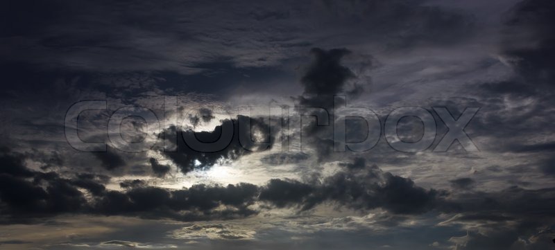 Scary clouds. | Stock image | Colourbox