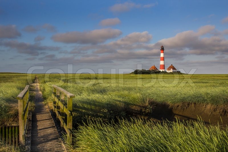 Lighthouse and Bridge | Stock foto | Colourbox