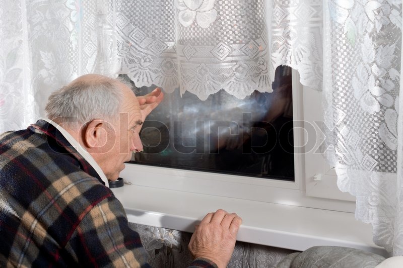 People Outside A Window