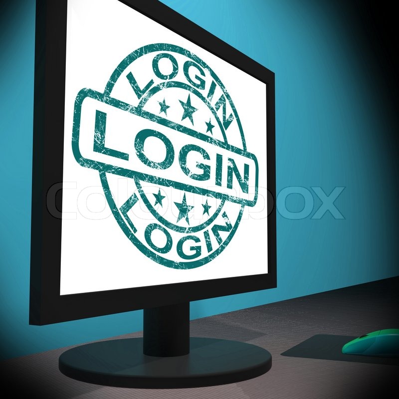Login Screen Showing Web Internet Log ... | Stock image | Colourbox