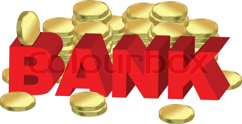 BANK WORD | Stock vektor | Colourbox