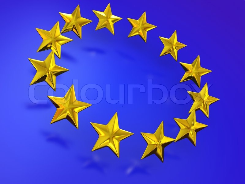 Stars of the European Union. 3d | Stock image | Colourbox