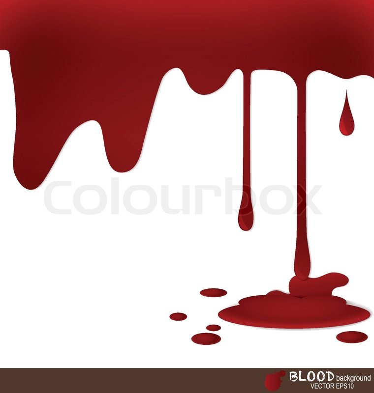 Blod drypper , blod baggrund Vector illustration | stock vektor | Colourbox