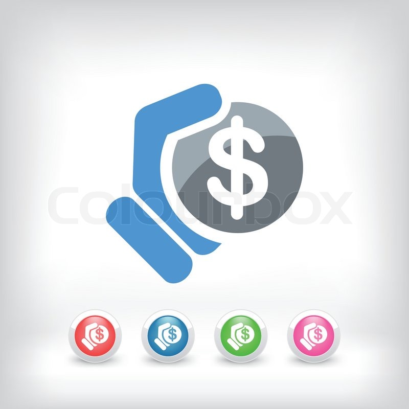Geld icon | Stock-Vektor | Colourbox