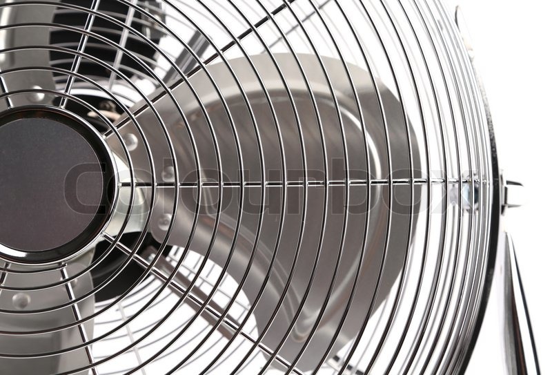 Nahaufnahme von elektrischen Ventilator | Stock Bild | Colourbox