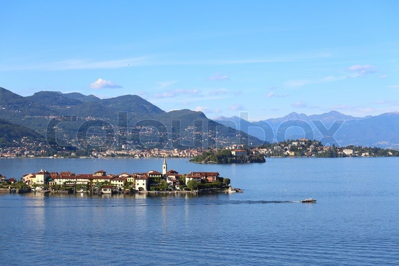 view of Lago Maggiore, Italy | Stock image | Colourbox