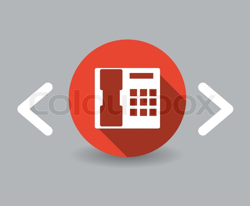 Telefon -Symbol | Stock-Vektor | Colourbox