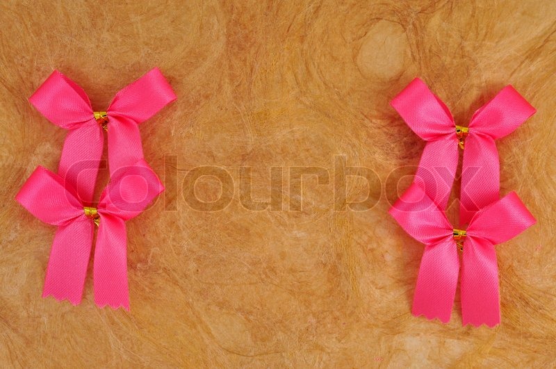 Pink satin ribbon | Stock image | Colourbox