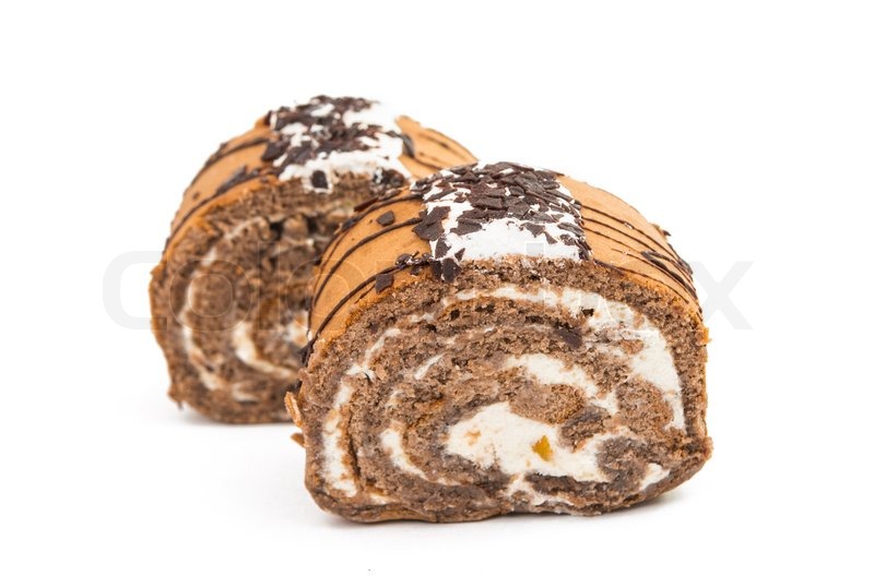 Swiss Roll Kuchen | Stock Bild | Colourbox