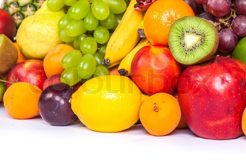 Große Gruppe von frischen Früchten | Stock Bild | Colourbox