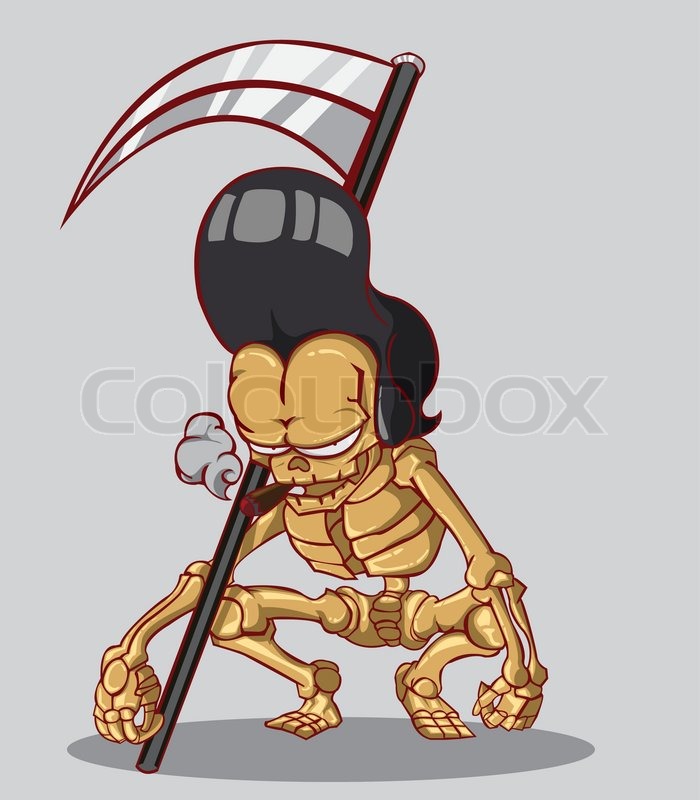 Death is a skeleton. | Stock vector | Colourbox