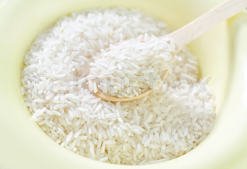 Raw rice | Stock Photo | Colourbox