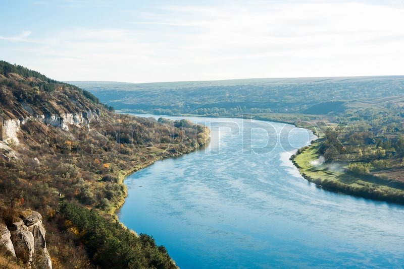 Dniester river, Moldova | Stock image | Colourbox
