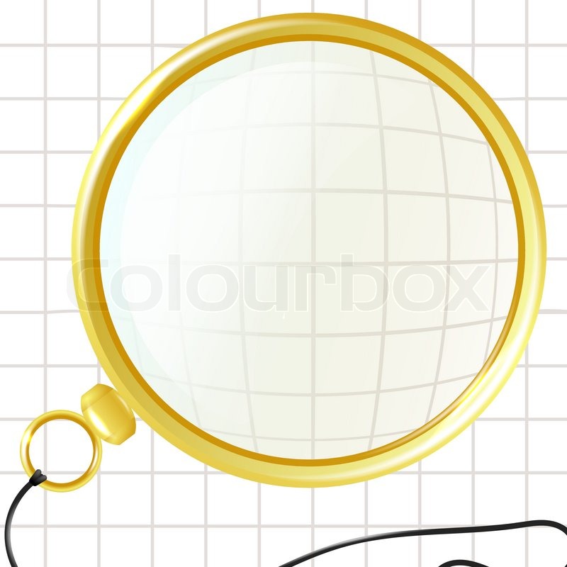 Illustration Monokel auf einem ... | Stock-Vektor | Colourbox