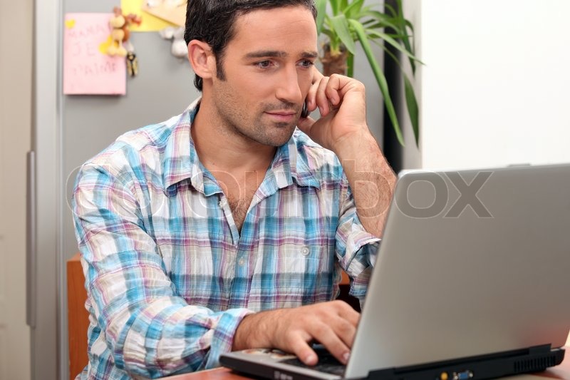 Computer at home | Stock image | Colourbox
