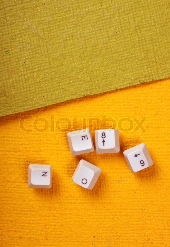 Computer-Tasten | Stock Bild | Colourbox