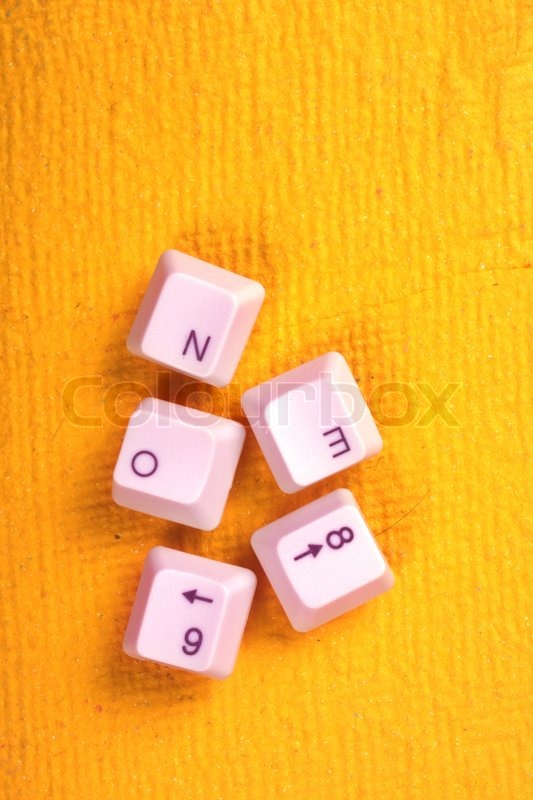 Computer-Tasten | Stock Bild | Colourbox