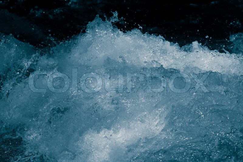 Rough water as background | Stock image | Colourbox