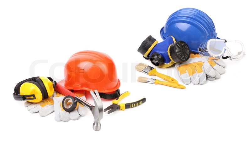 Various working equipment collage. ... | Stock image | Colourbox