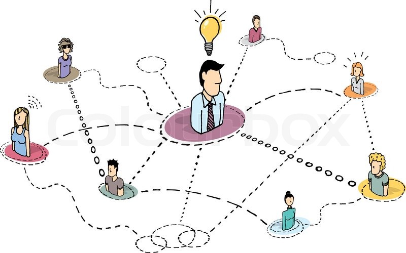 Creative thinking teamwork / Idea ... | Stock vector | Colourbox
