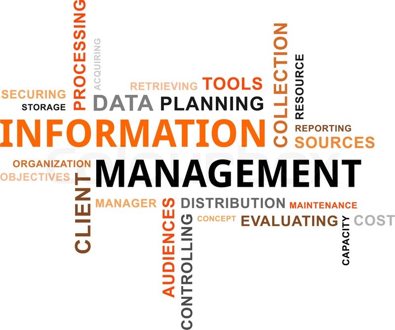 A word cloud of information management ... | Stock vector | Colourbox