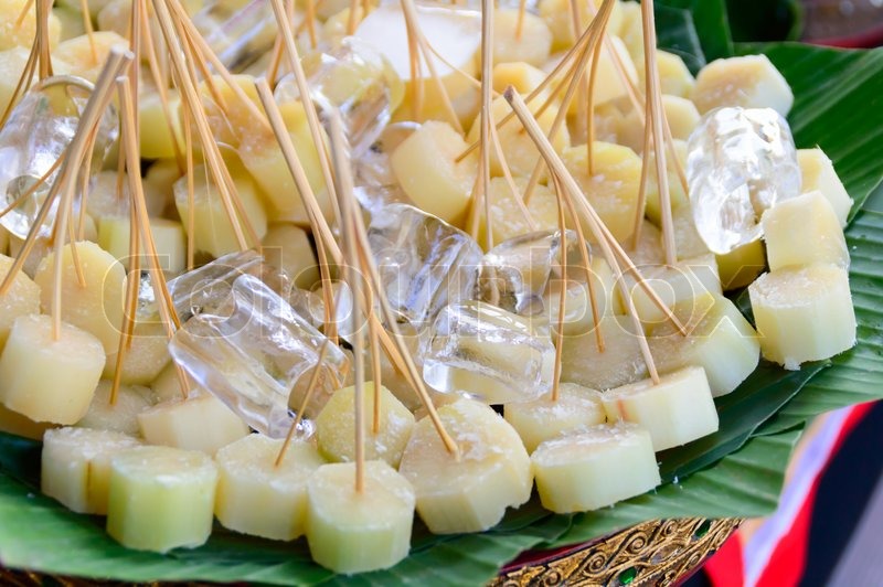 Chunks of Raw Sugar Cane Thai ... | Stock image | Colourbox