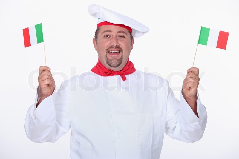 Italian chef | Stock image | Colourbox