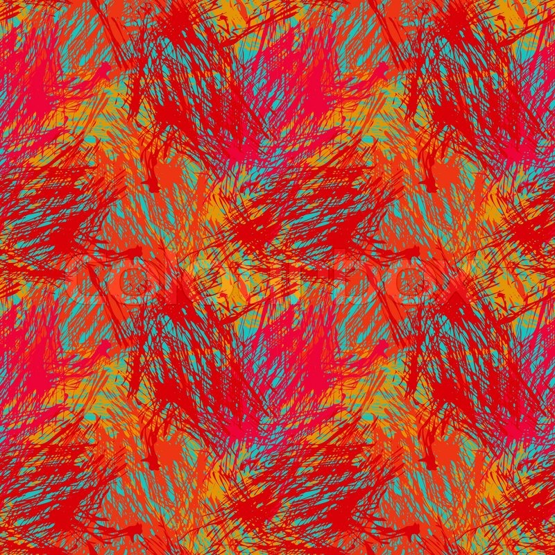 Pattern with random brushstrokes ... | Stock vector | Colourbox
