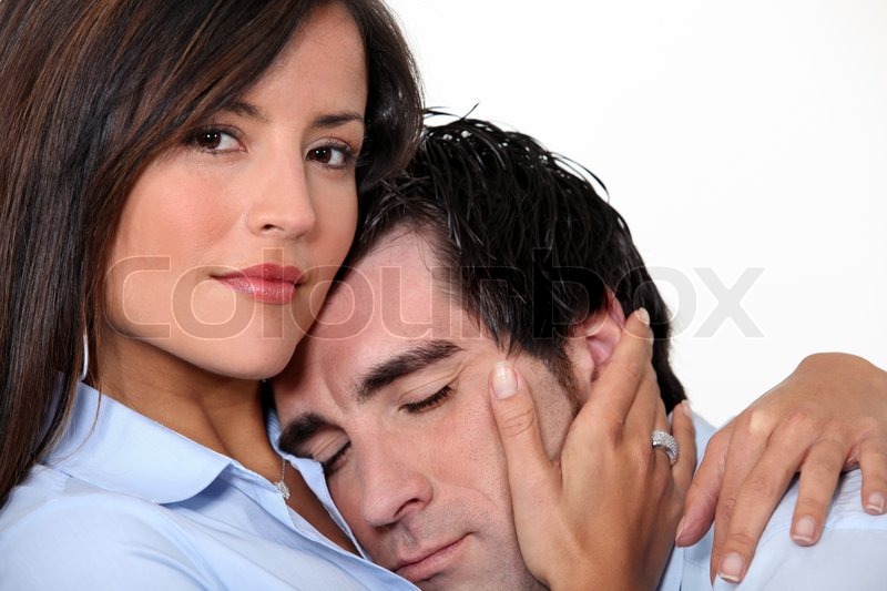 Couple in love cuddling | Stock image | Colourbox